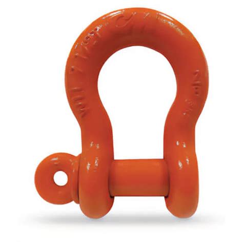 Cm M658ap Alloy Anchor Shackle Orange Powder Coated Screw Pin 43 Ton