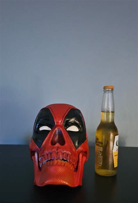 Deadpool Skull Etsy