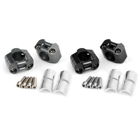 Cnc Aluminum Motorcycle Handlebar Risers Universal 22 28mm Clamp Mount