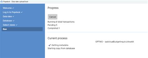 Popdock Data Lake Upload Tool Installation And Usage Guide For Sql
