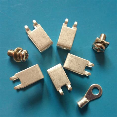 Pcb 6 Four Pin Copper Welding Terminal M4 Round Screw Wiring Nose Screw Type Pcb Circuit Board