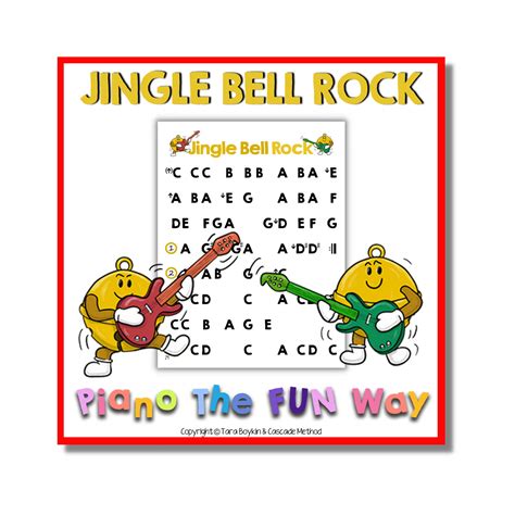 Piano Sheet Jingle Bell Rock Etsy