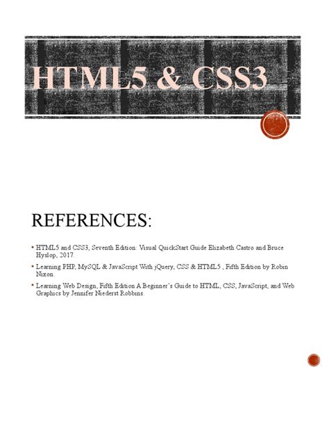 html5 and css3 pdf