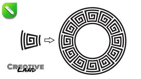 Repeating Objects Around Shapes In Coreldraw Logo Design Coreldraw Tutorial Youtube