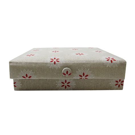 قیمت و خرید جعبه ابزار خیاطی هوم اند لایف مدل یولین طرح گل دار فانتزی