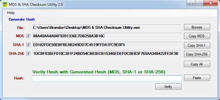 How To Verify MD5 SHA1 And SHA256 Checksum On Windows