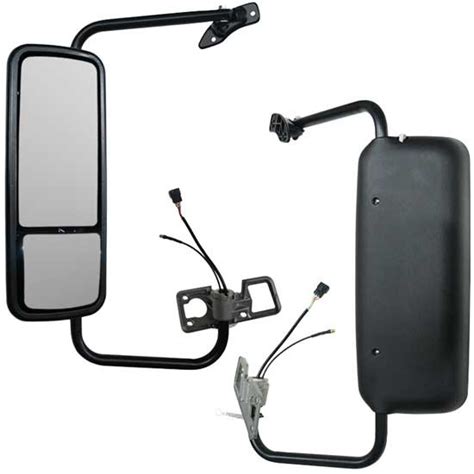 Bestfit Black Heated Power Mirror Assembly For Freightliner Century