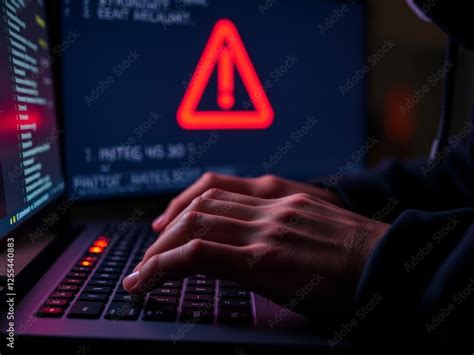 Hackers Hands On Keyboard Cyber Attack Sparks Warning On Screen Testing Cybersecurity Measures