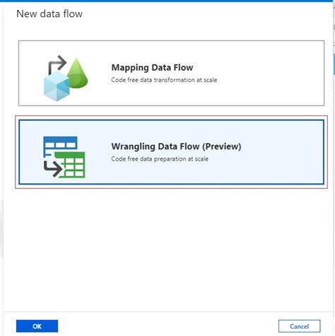 Azuredatafactory Wranglingdataflow Dataflow Dataflows Mashup