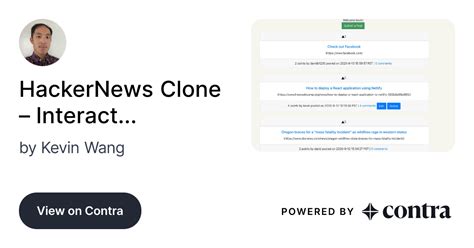 Hackernews Clone Interactive Article Sharing Platform By Kevin Wang
