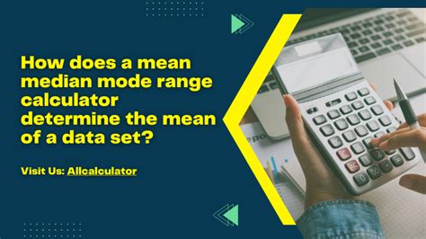 how does a mean median mode range calculator determine the mean of a