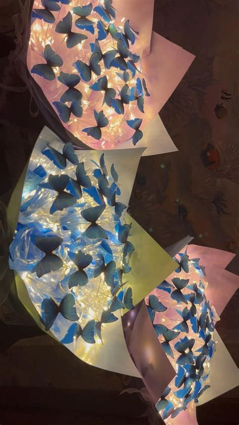 Three Butterfly Bouquets🦋 Candy Bouquet Blue Bouquet Bouquet