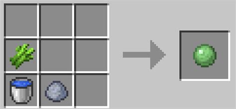 Slimeball Recipe Minecraft Mod