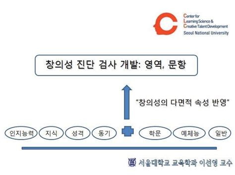 관악의 교육통찰 서울대학교 교육학과 이선영 교수는 지난 1년 동안 사창의공학연구원과 한국연구재단의 지원으로 개인의 창의성을 다각적으로 진단해볼 수 있는 창의성진단