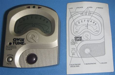 Qwik Tune Chromatic Tuner S Grey Reverb Qwik Tune Chromatic Tuner S Grey Reverb