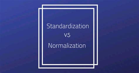 Muhammad Nabeel On Linkedin Datascience Normalization Standardization