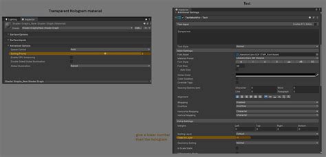 Tmpro Text Showing Through Mesh With Custom Shader Unity Engine