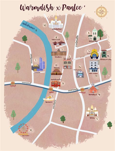 รับวาดแผนที่ สไตล์มินิมอล รับทำแผนที่ By Bonus