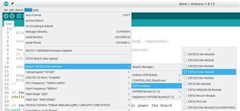 Esp32 C3 Supermini Blink Arduino A Website About Me My Career