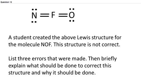 Lewis Structure Of Nof