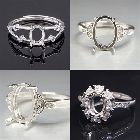 แหวนเงิน เกรด S925 ประดับเพชร สีเหลืองอําพัน แบบเรียบง่าย Diy Shopee Thailand