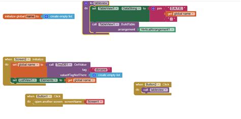 Tableview By Ken General Discussion Mit App Inventor Community