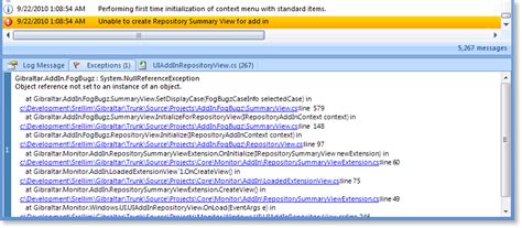 Loupe Desktop Log Message Details