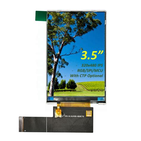 3 5 Inch TFT LCD Display Module 320x480 HVGA IPS Full Viewing Angle With RGB MCU SPI Interface