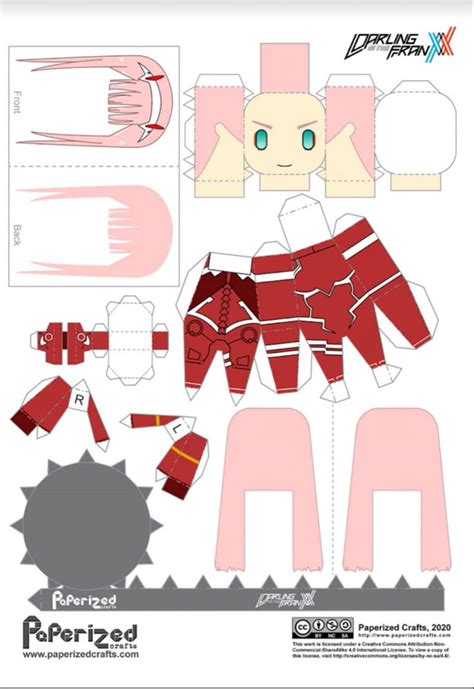 Zero Two Papercraft At Mabel Burton Blog