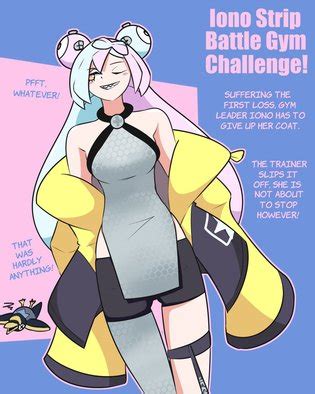 Iono Strip Battle Gym Challenge Luscious Hentai Manga Porn