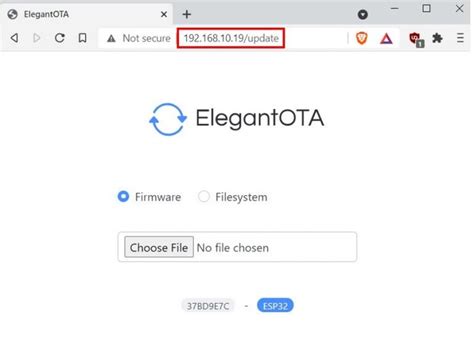 Esp Ota Updates Using Asyncelegantota Library And Arduino Ide