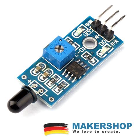 Hc Sr505 Mini Pir Bewegungsmelder Infrarot Ir Sensor Modul Arduino Makershopde