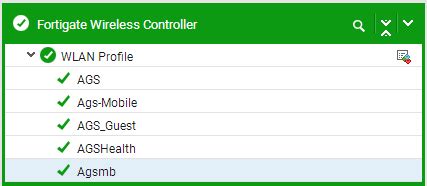 The FortiGate Wireless Controller Layer