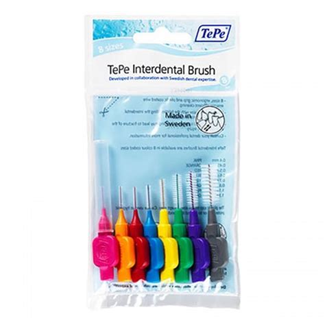 Oz 84124 Tepe Interdental Brushes Assorted Pack Of 8 Healthcare Xpress Australia