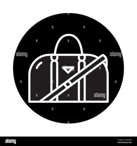 Travel Bag Line Color Icon Isolated Vector Element Outline Pictogram For Web Page Mobile App