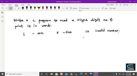 convert number into word in c language if else youtube