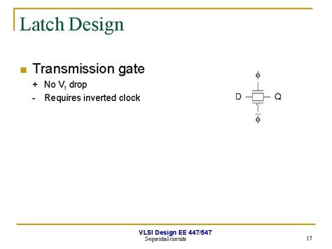 EE VLSI Design Lecture Sequential Circuits