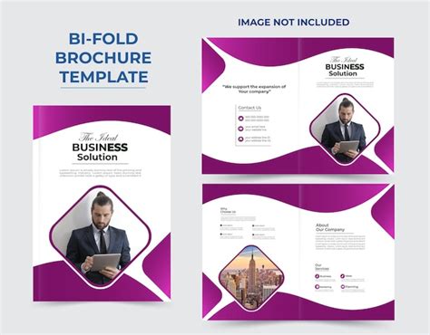 기업 브로셔 디자인 템플릿 프리미엄 벡터