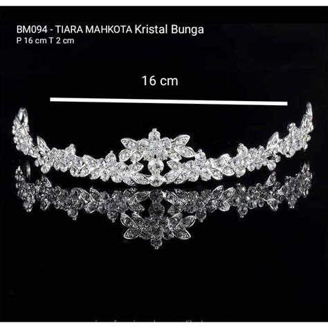 Jual Tiara Mahkota Kristal Bunga Shopee Indonesia