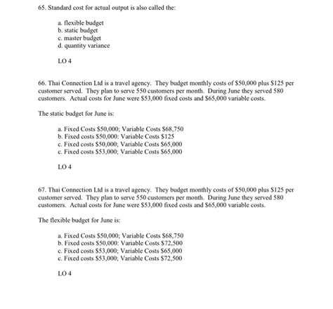 Solved 61 Variance Analysis Involves The Steps Listed