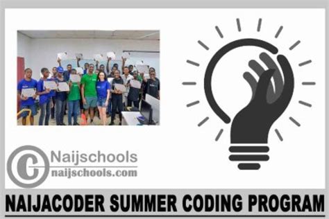Naijacoder Summer Coding Programme 2024 Free For Nigerian High School
