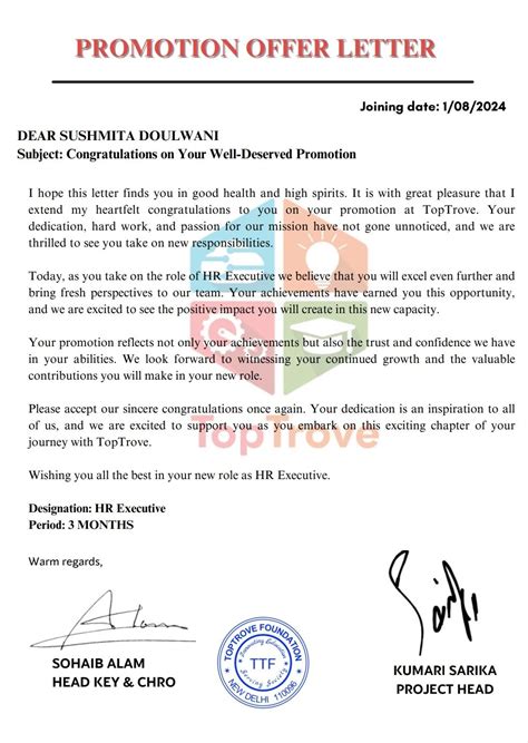 Sushmita Doulwani On Linkedin Careergrowth Promotion Toptrovefoundation