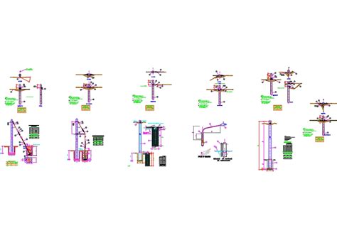 Secondary Network In Autocad Cad Download 325 05 Kb Bibliocad
