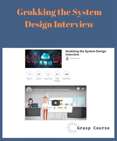 Grokking The System Design Interview Grasp Course