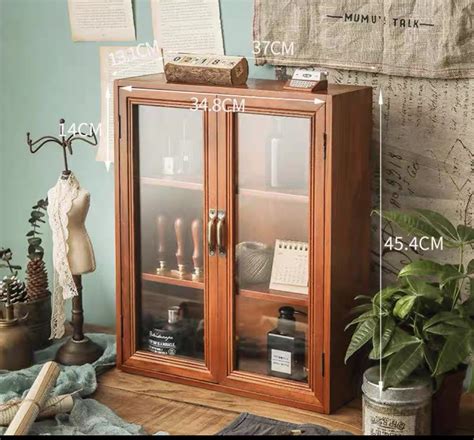 원목 레트로 미니 수납장 당근 중고거래