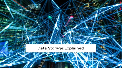 Data Storage Explained Identify