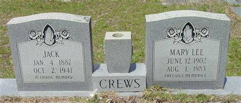 Mary Lee Crews Crews 1902 1983 Find A Grave Memorial