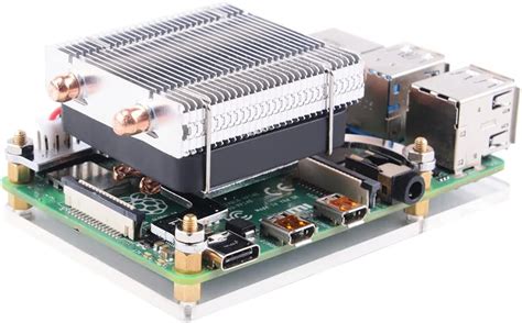 Geeekpi Raspberry Pi Low Profile Cpu Cooler Raspberry Pi Horizontal