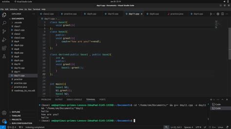 100daysofcode Oopwithcpp Inheritance Learningjourney Om Jadhav