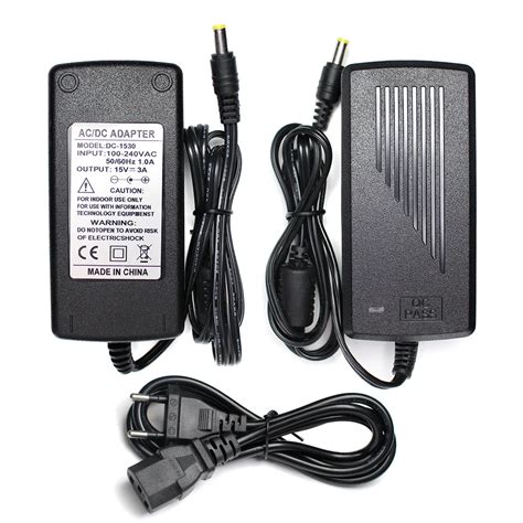 AC DC 15V Power Adapter Supply 15V 1A 2A 3A 4A 5A 15 V Universal Power ...